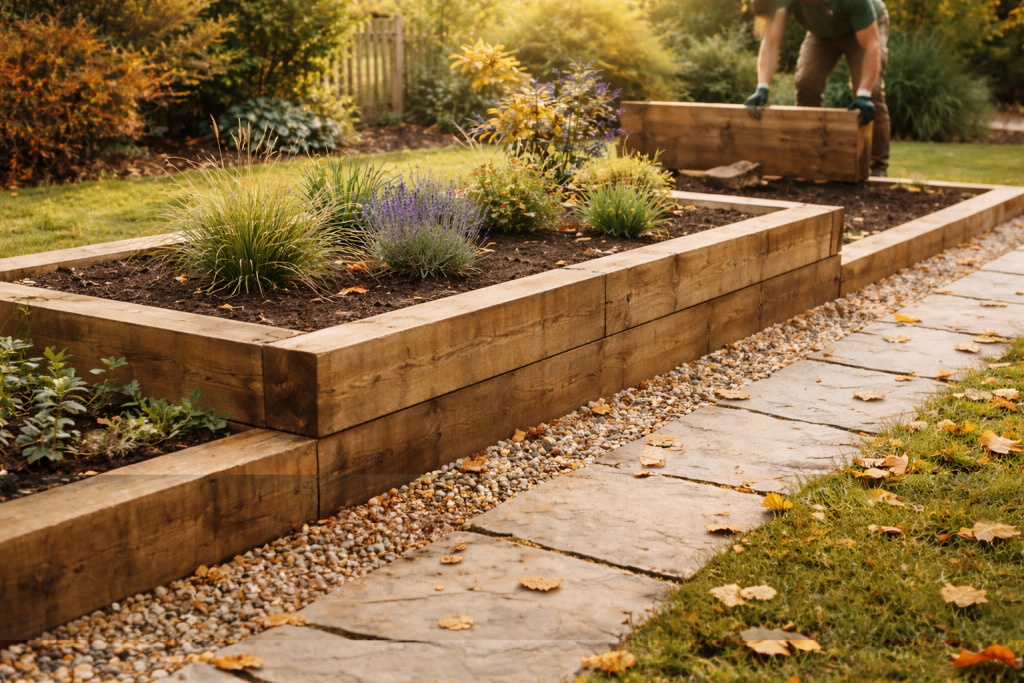 The Best Time of Year to Lay Garden Sleepers | George Davies Turf